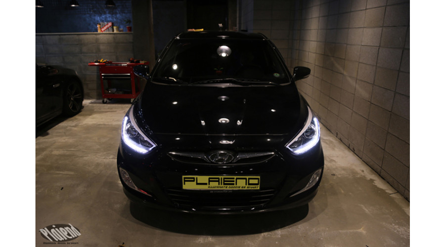 MOBIS LED DRL HEADLIGHTS HYUNDAI ACCENT 2010-13