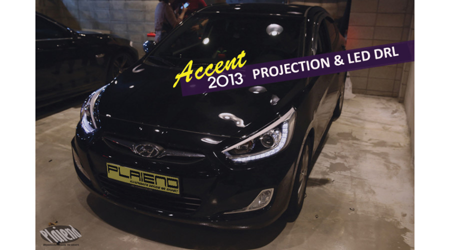 MOBIS LED DRL HEADLIGHTS HYUNDAI ACCENT 2010-13