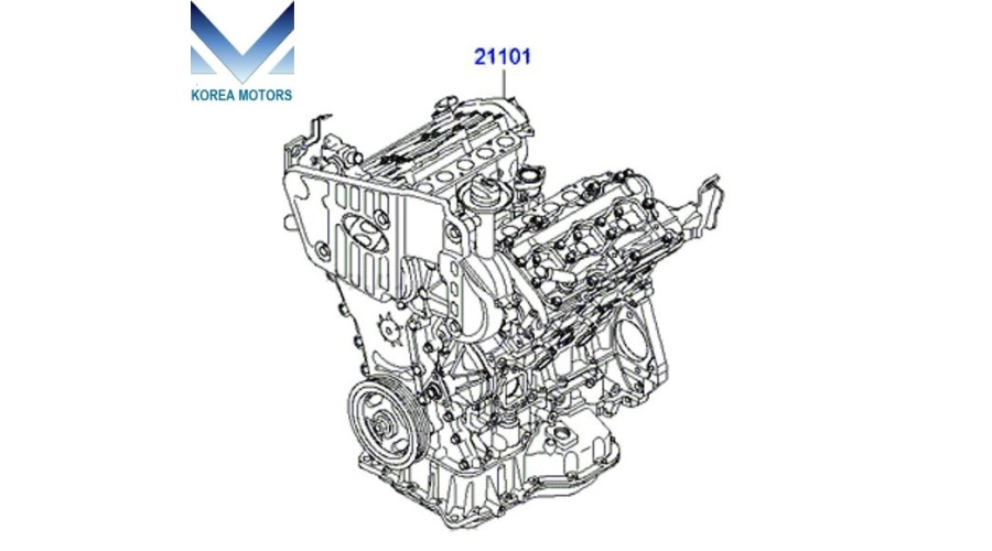 NEW ENGINE DIESEL S2 D6EB COMPLETE FOR HYUNDAI KIA 2016-21