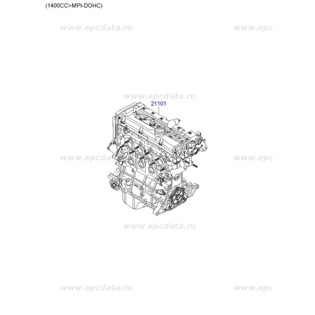 NEW ENGINE GASOLINE G4EA COMPLETE HUNDAI KIA 1995-05